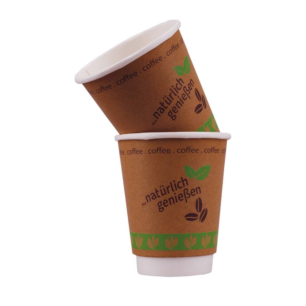 Bio Coffee To Go Becher Double Wall 200 ml | Moosmann Verpackungen