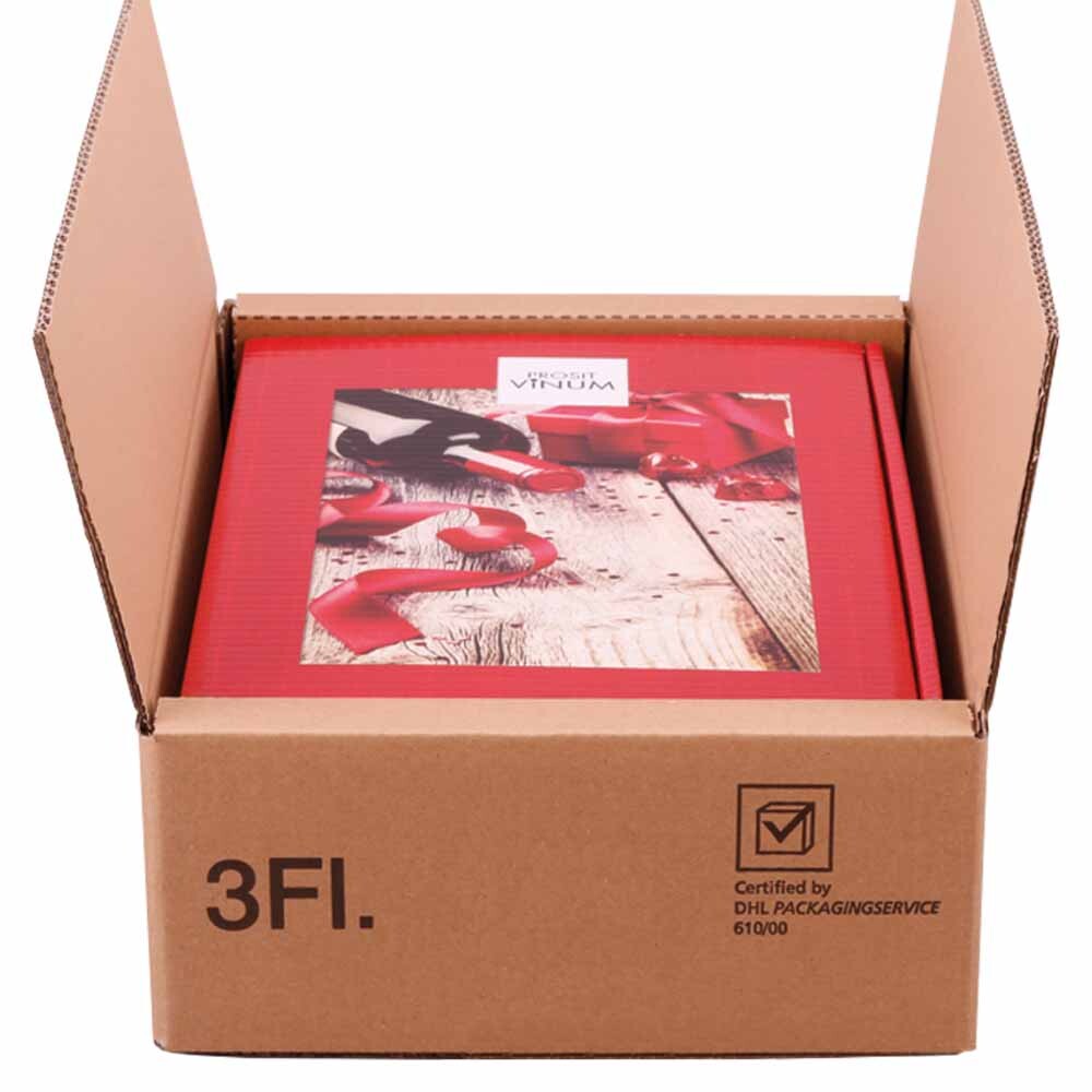 Flaschenversand-System - Umkartons DHL/PTZ-geprüft, 3er Umkarton ...