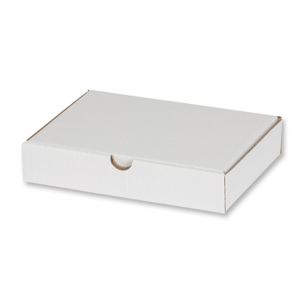 Flat-Pak 430 x 310 mm außen Weiß | Moosmann Verpackungen