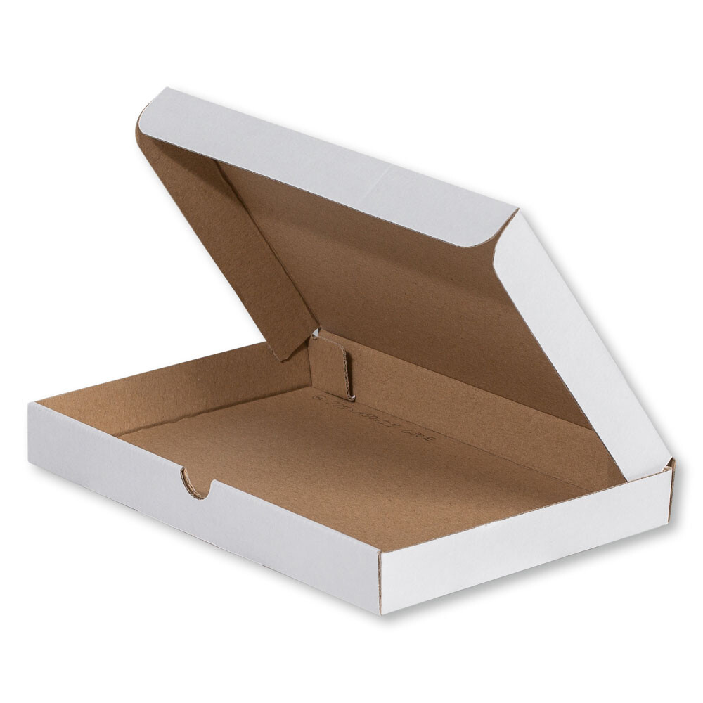 Flat-Pak 650 x 450 mm außen Weiß | Moosmann Verpackungen