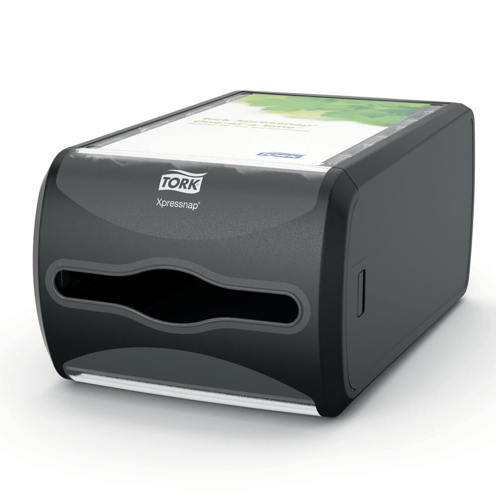 Tork N4 Xpressnap Thekenspender schwarz | Moosmann Verpackungen