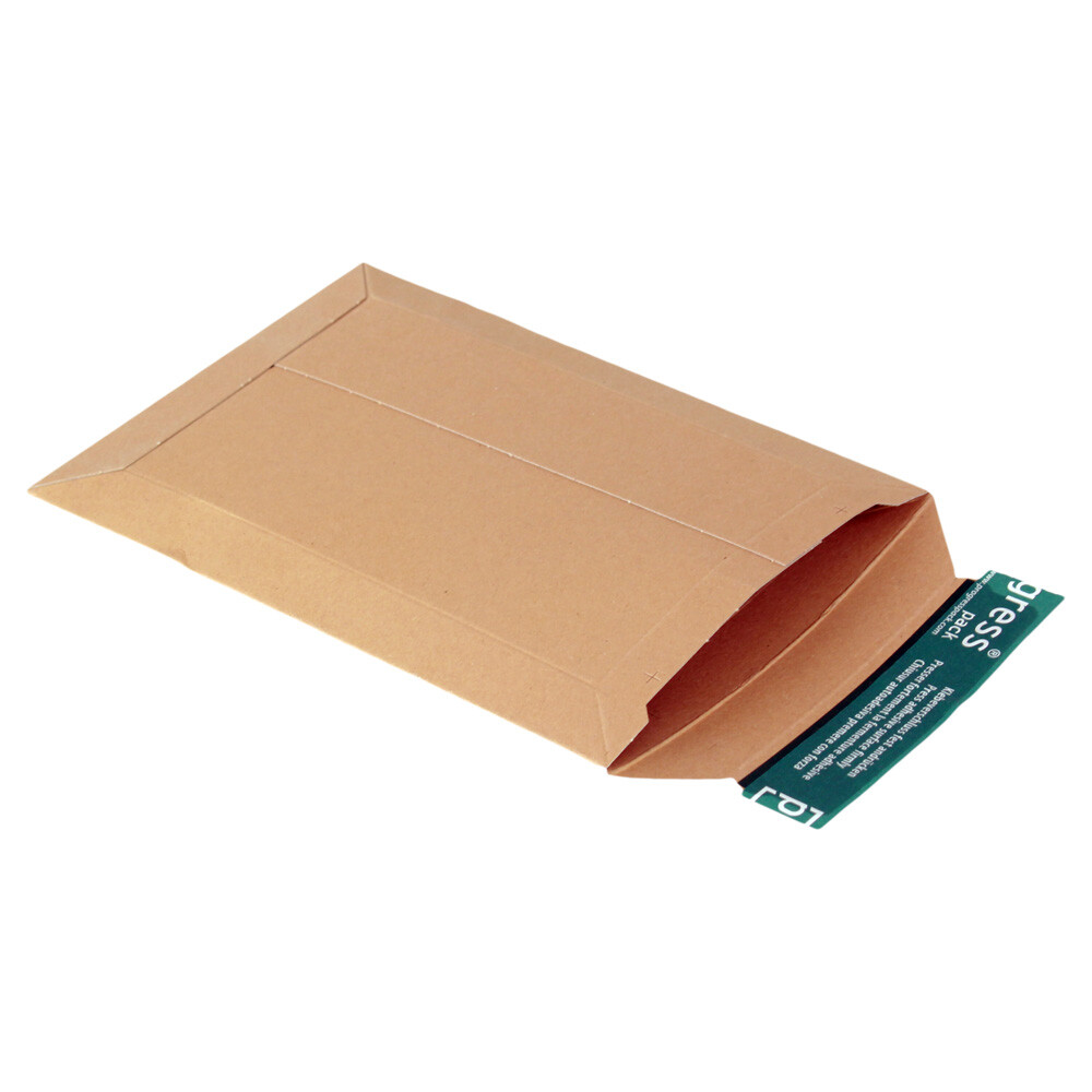 Versandtaschen aus stabiler Vollpappe braun A5 | Moosmann Verpackungen