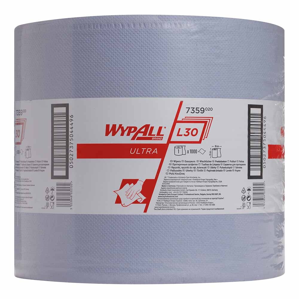 WYPALL L30 Ultra Wischtuch Großrolle Kimberly-Clark TISSUE | Moosmann ...